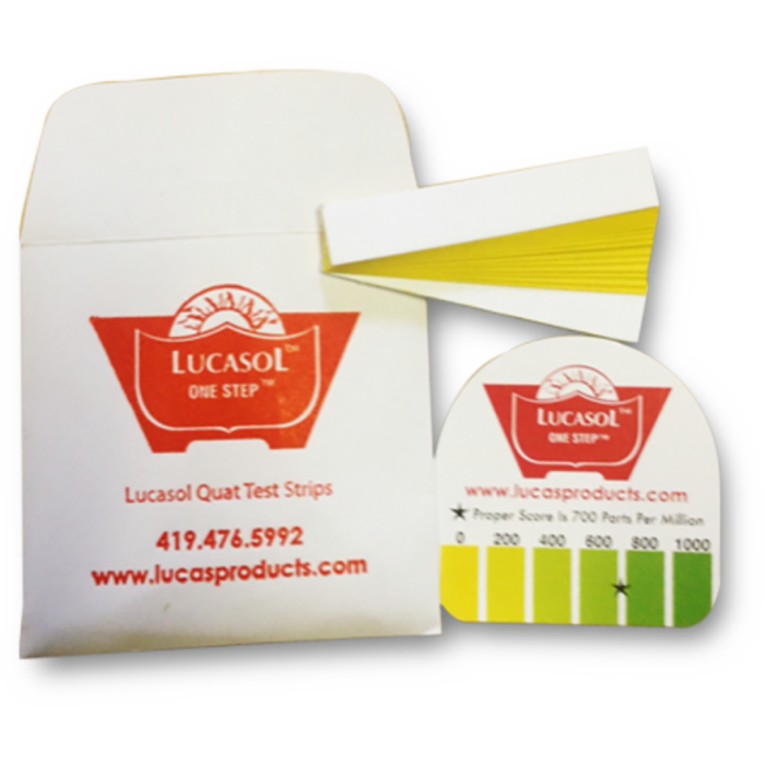 Quat-Test Strips 15 count in Envelope with Chart | Four Seasons ...