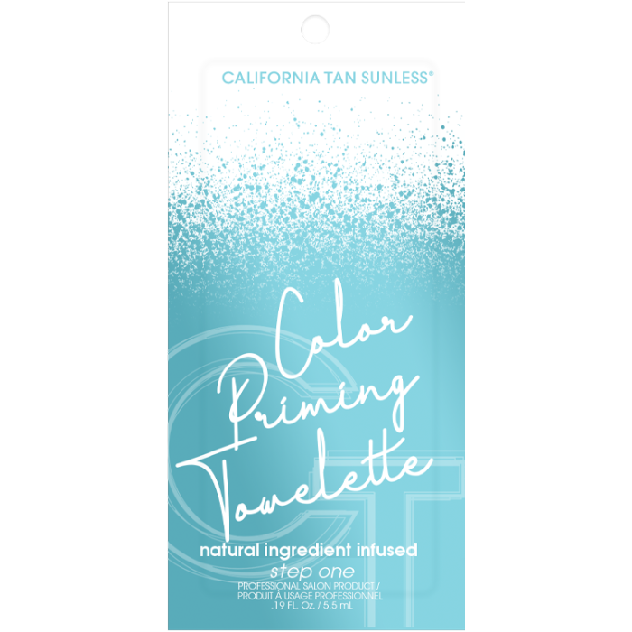 California Tan Sunless Color Priming Exfoliating Towelette Step 1 ...