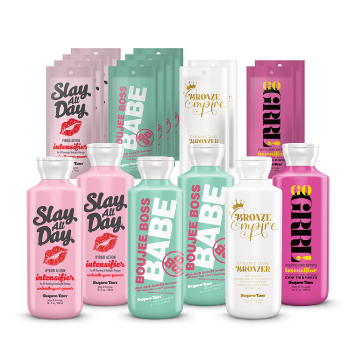 Supre Tan Boss Lady Intro Kit 2025 | Four Seasons - Wholesale Tanning ...