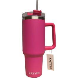 KatyDid Mega Mug 40 oz. | Stainless Steel Tumbler with Handle and ...